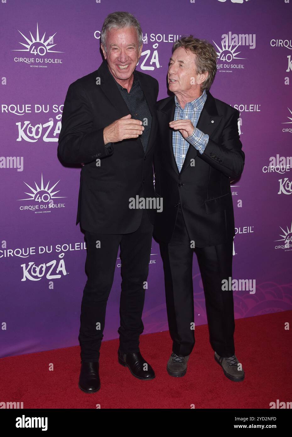 Santa Monica, USA. 24th Oct, 2024. Tim Allen and Martin Short arriving ...