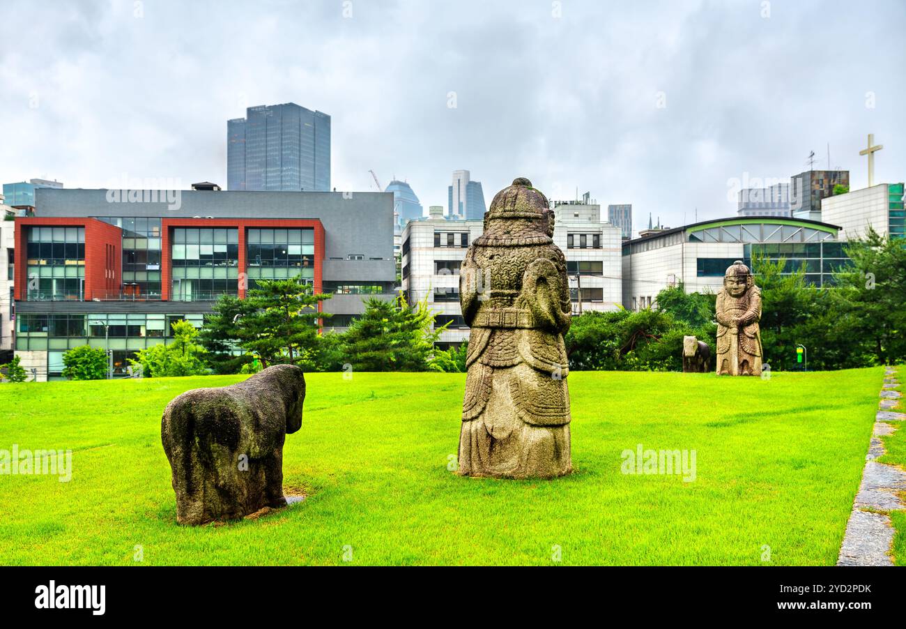 Ancient Stone Guards at the Royal Tombs of Seonjeongneung, UNESCO World ...