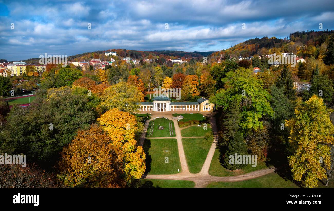 Drone footage small city park hi-res stock photography and images - Alamy