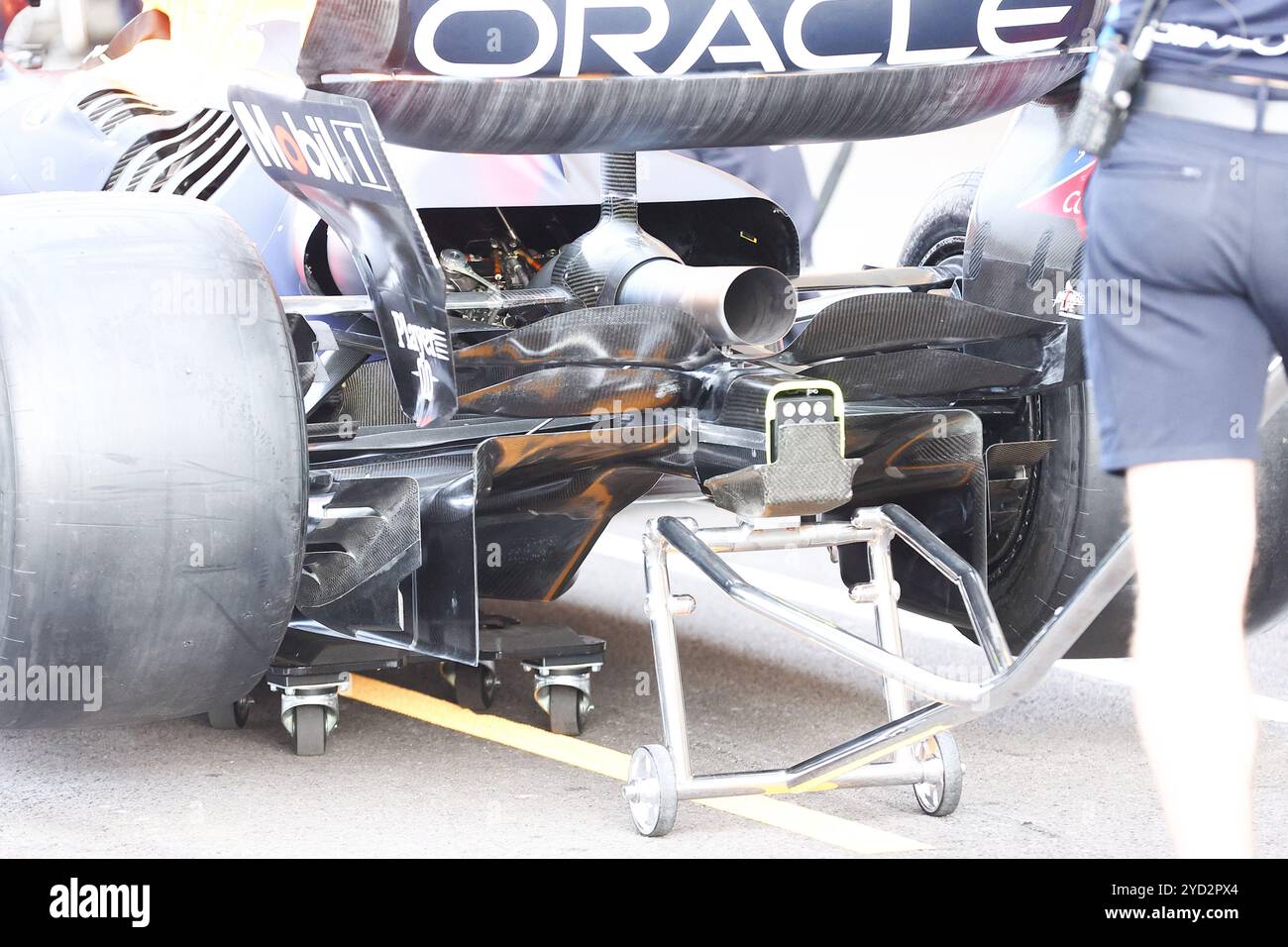 Red Bull Racing RB20, mechanical detail floor diffuser during the ...