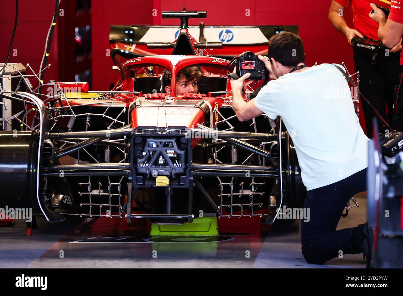 BEARMAN Oliver, Ferrari Driver Academy, portrait during the Formula 1 ...