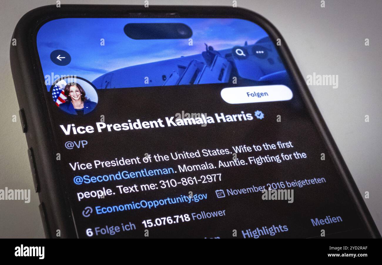 Official Twitter profile of Vice President of the USA Kamala Harris on ...