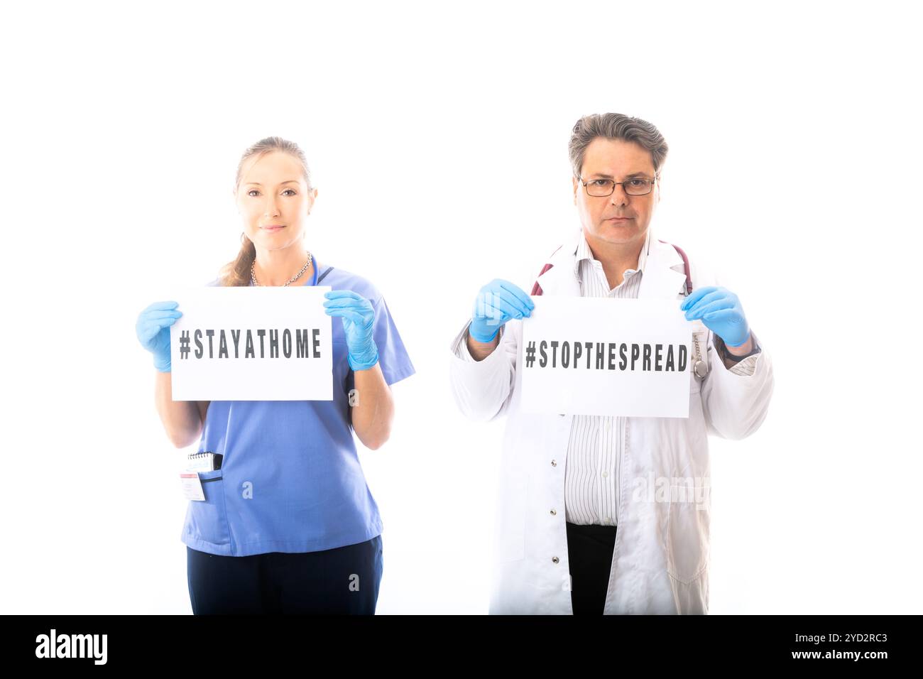 Doctor working during coronavirus pandemic Cut Out Stock Images ...