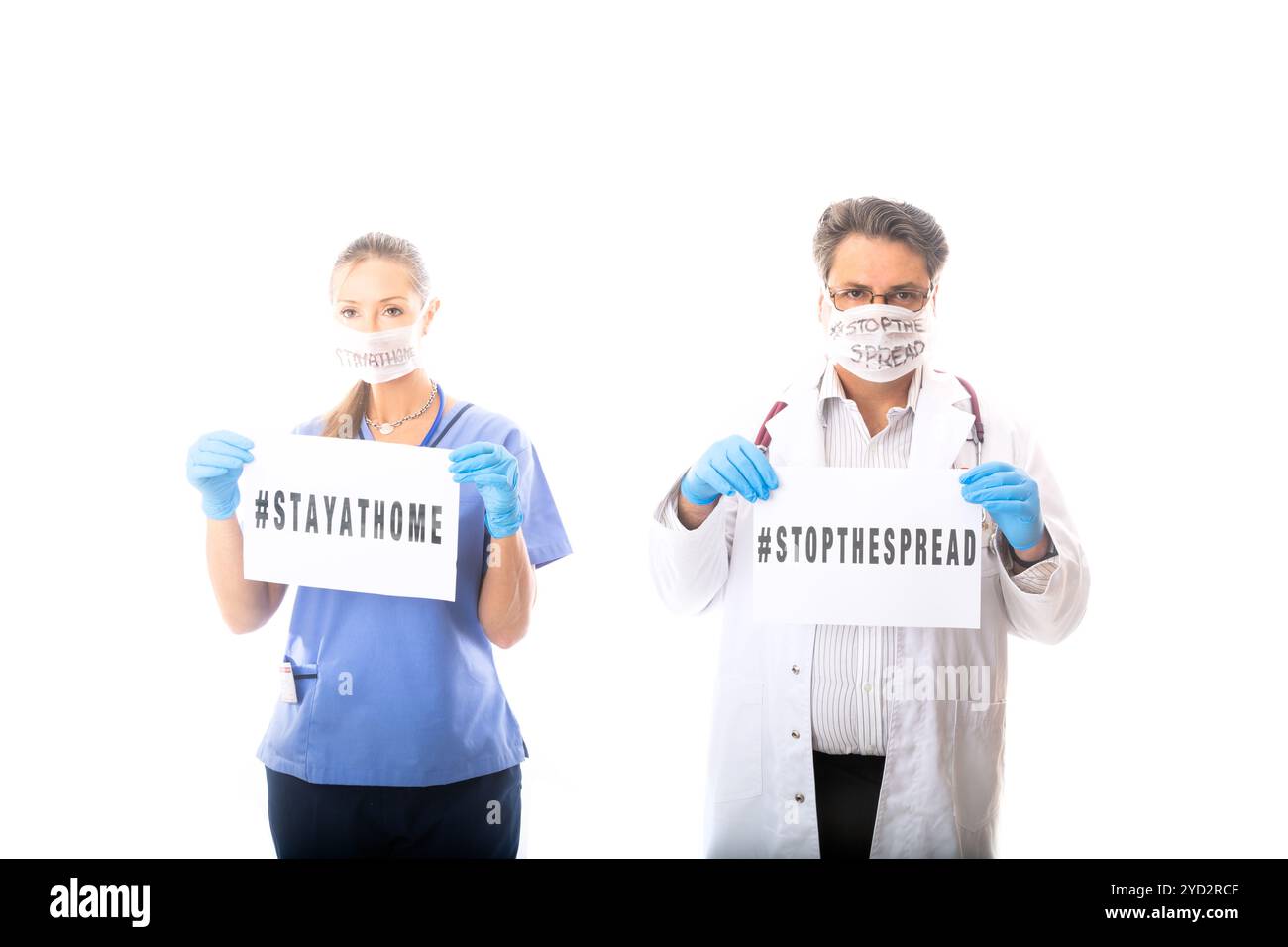 Coronavirus COVID-19 Pandemic doctors warning Stock Photo - Alamy