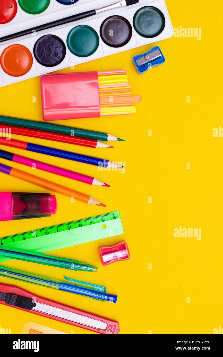 Office workplace various supplies hi-res stock photography and images ...