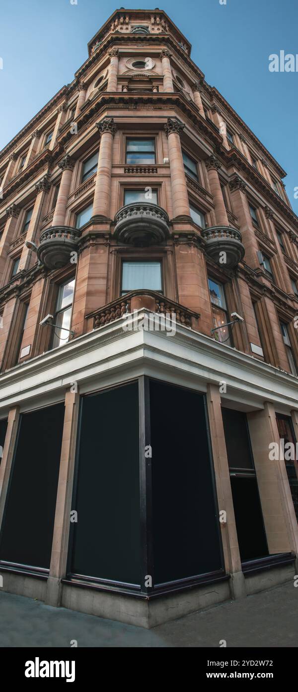 High Resolution Vertical Panorama Of A Flagship High Street Department ...
