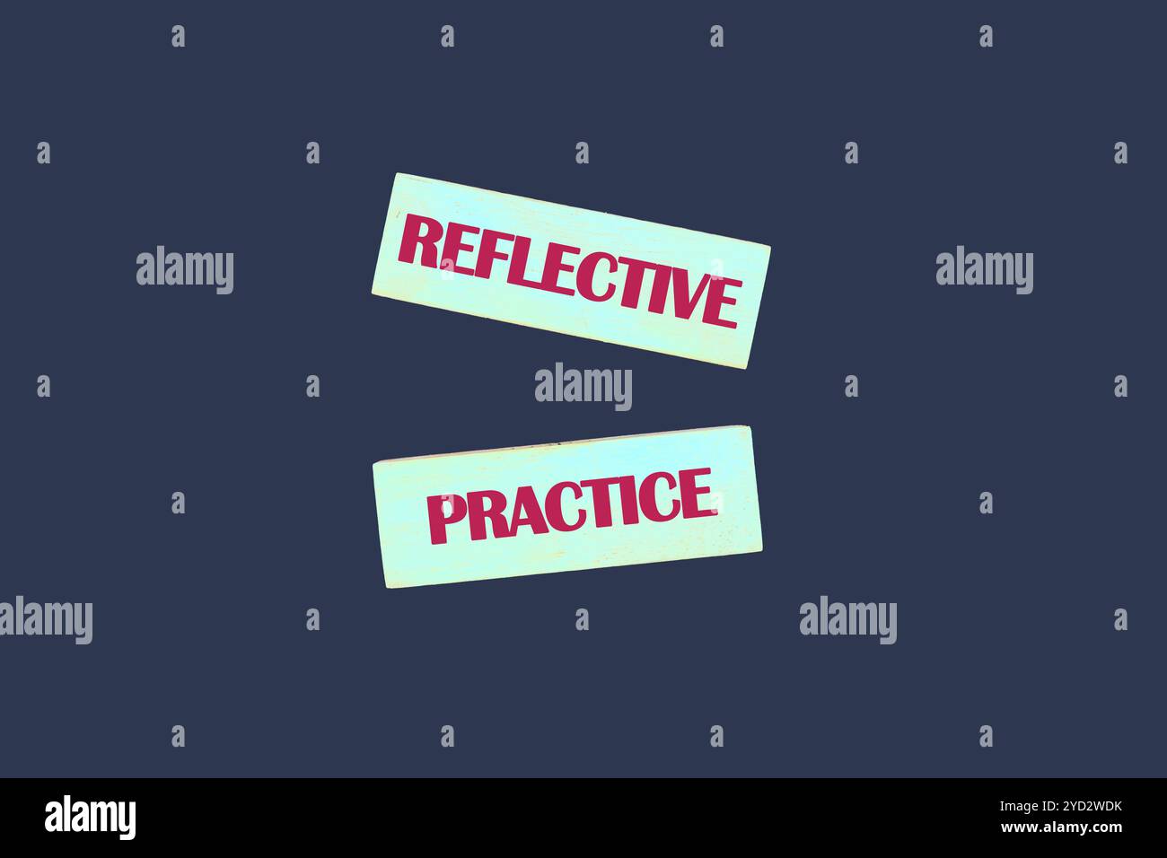 Business concept. Conceptual phrase, words, text REFLECTIVE PRACTICE ...