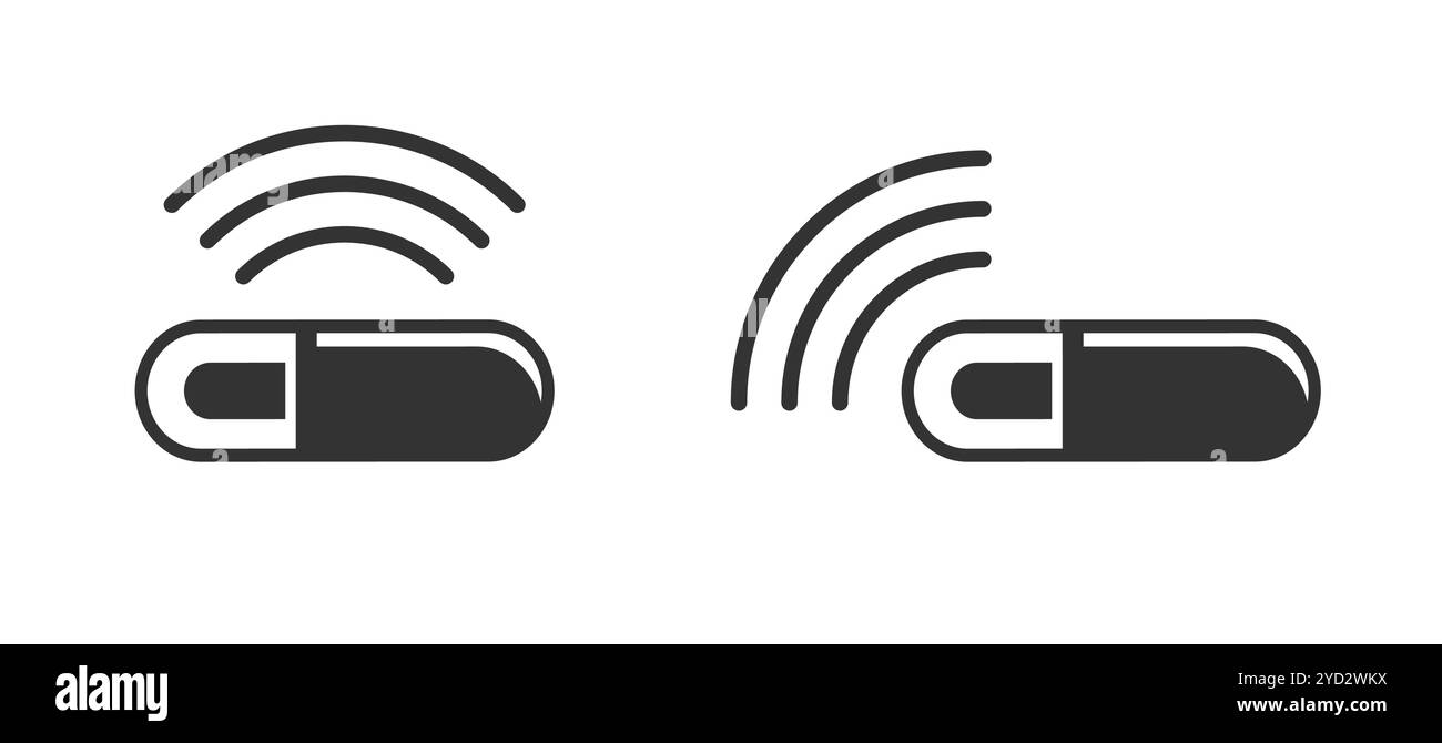 Rfid chip capsule Black and White Stock Photos & Images - Alamy