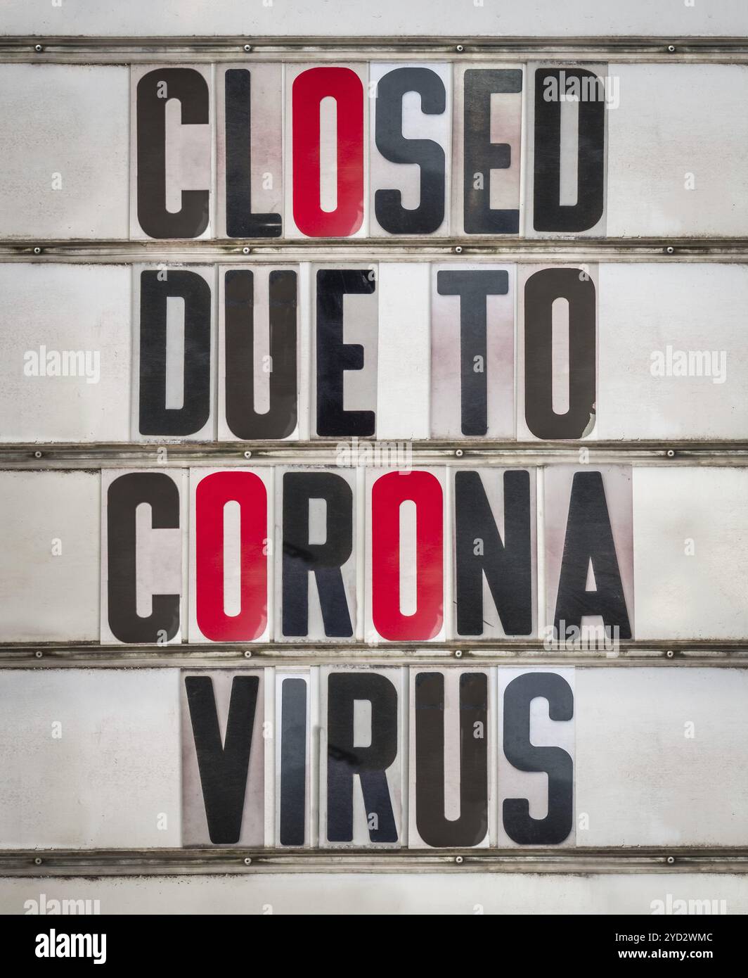 Shop closed due to illness hi-res stock photography and images - Alamy