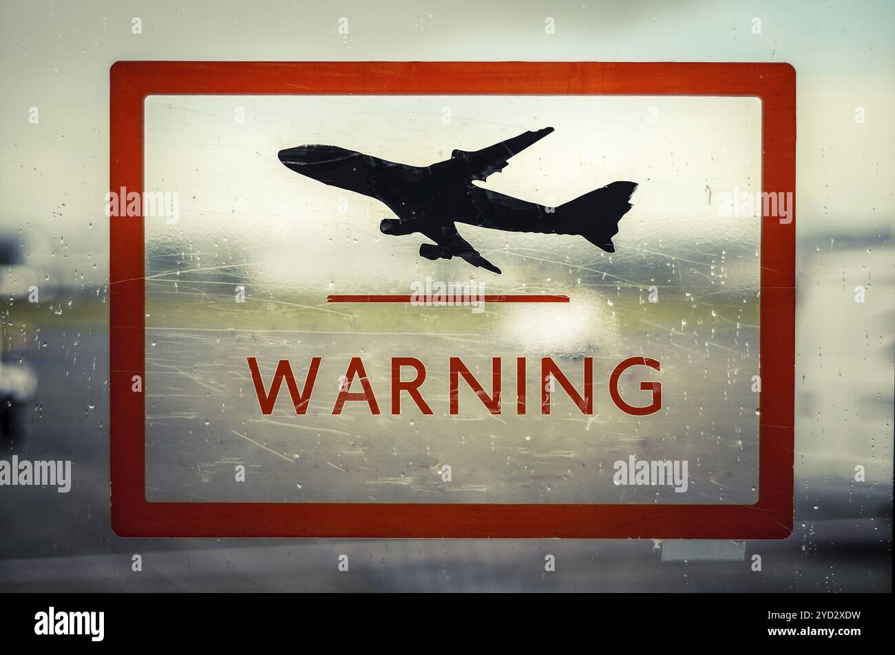 Airport warning signs hi-res stock photography and images - Alamy