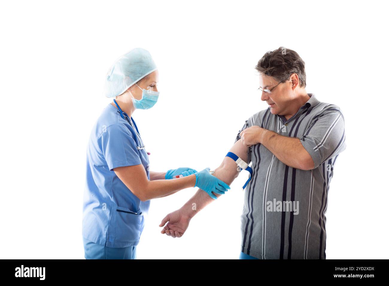 Man diabetes test Cut Out Stock Images & Pictures - Alamy