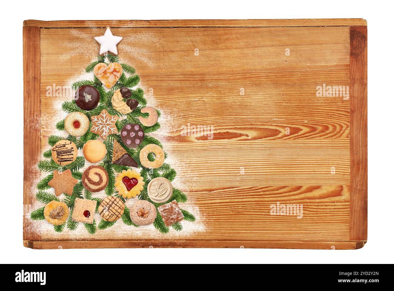 Christmas gingerbread cookies star Cut Out Stock Images & Pictures - Alamy