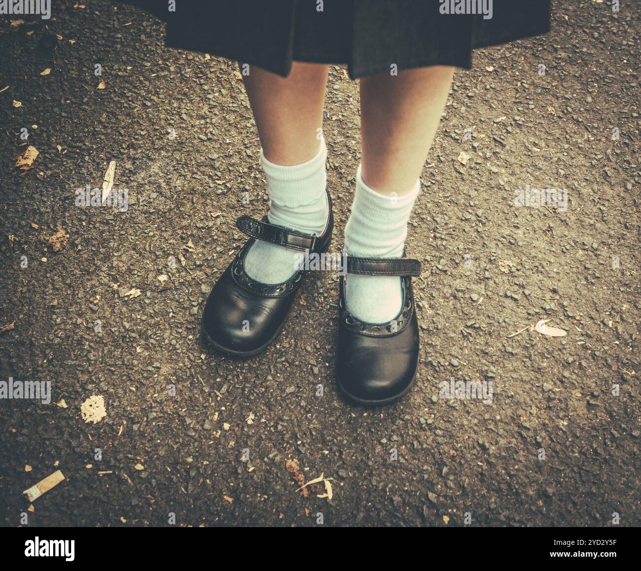 Girl feet in school hi-res stock photography and images - Alamy