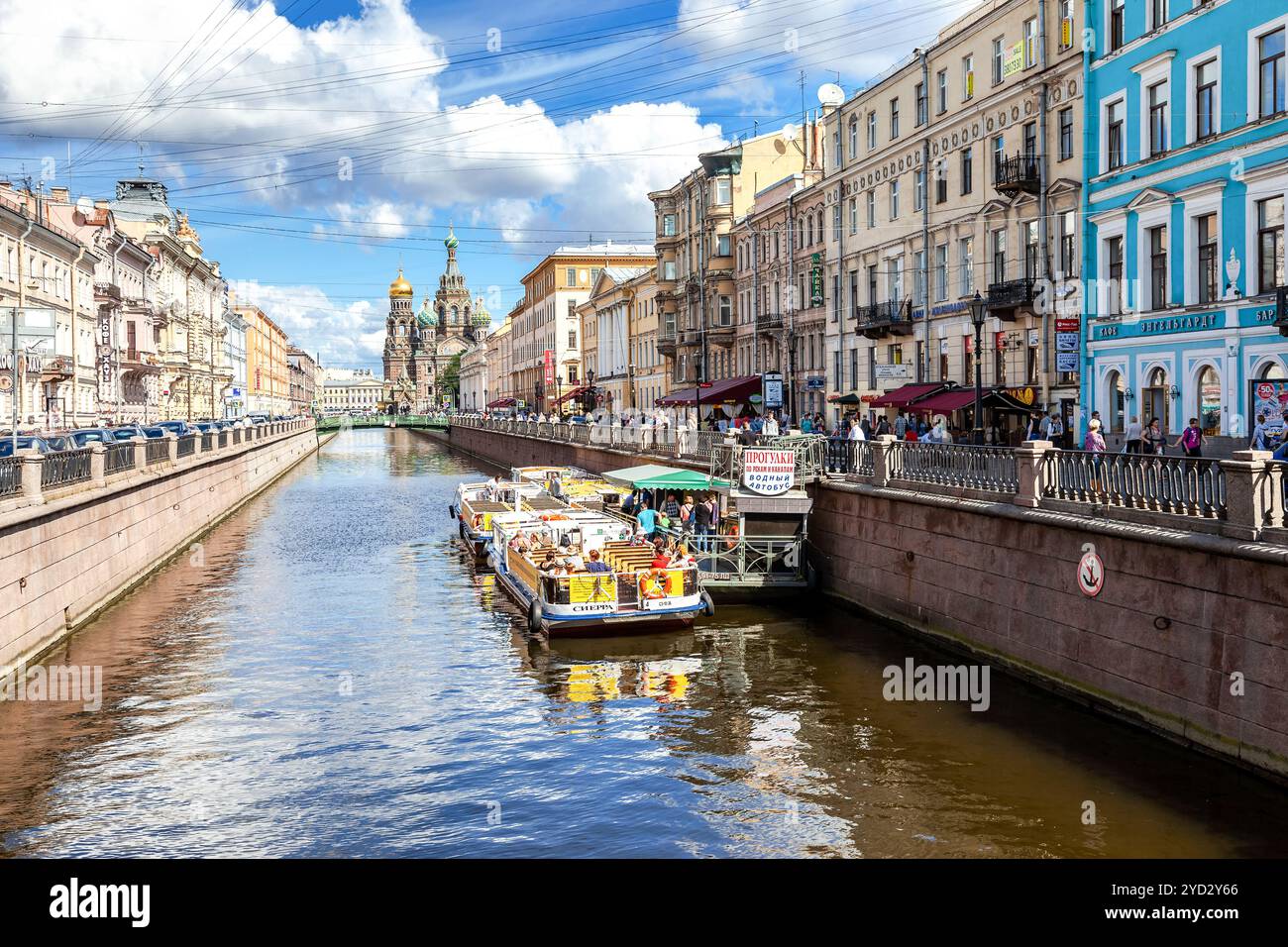 River cruise passenger ships floating on rivers and canals Stock Photo ...