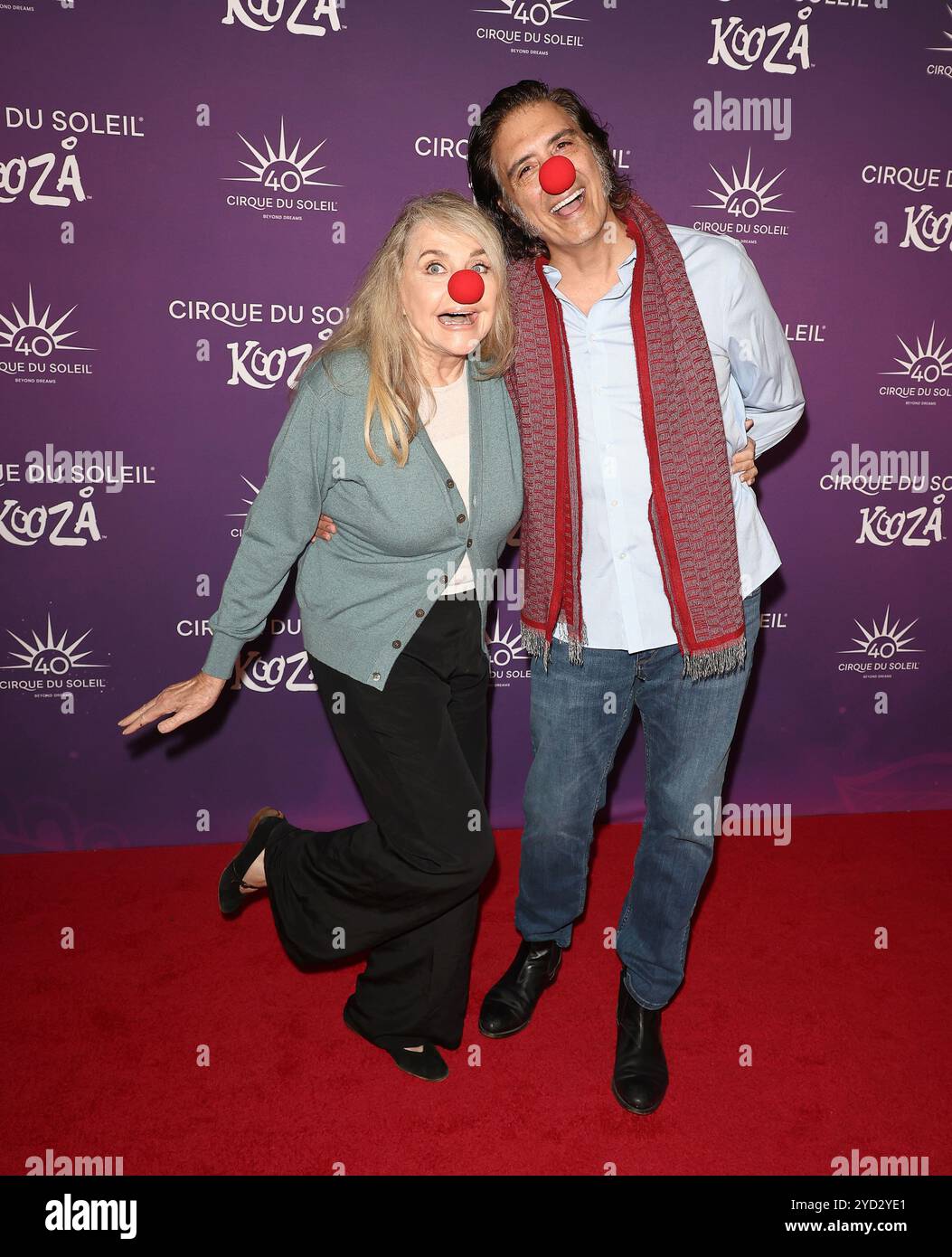 Santa Monica, USA. 24th Oct, 2024. Priscilla Barnes, Ted Monte arrives ...