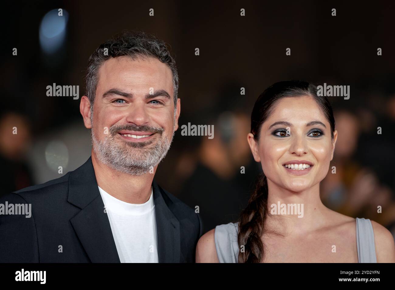 Rome, Italy. 21st Oct, 2024. Italian actor and presenter Andrea Perroni ...