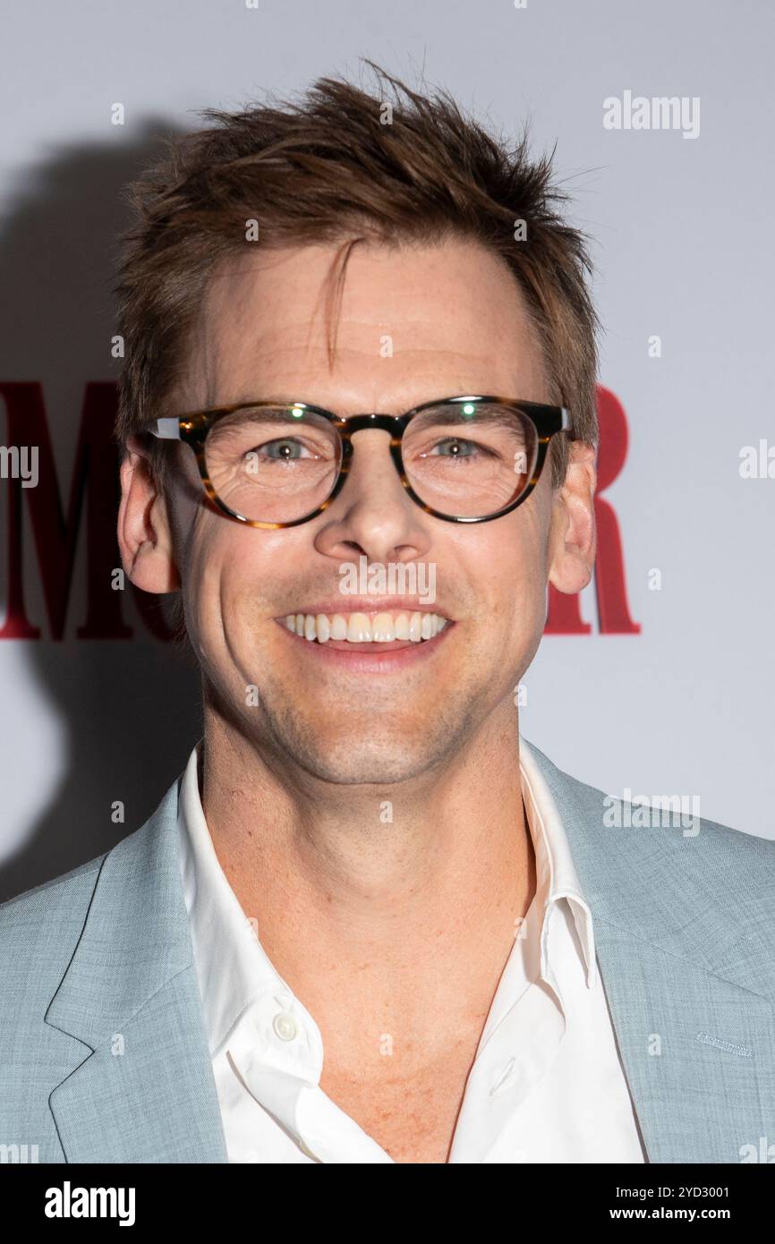 New York, United States. 24th Oct, 2024. Tommy Dewey attends the ''Your ...