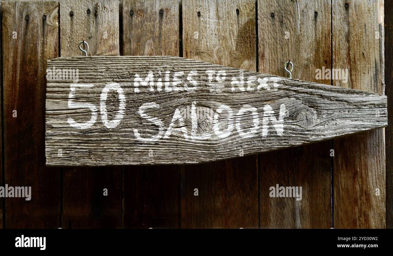 Western style sign hi-res stock photography and images - Alamy