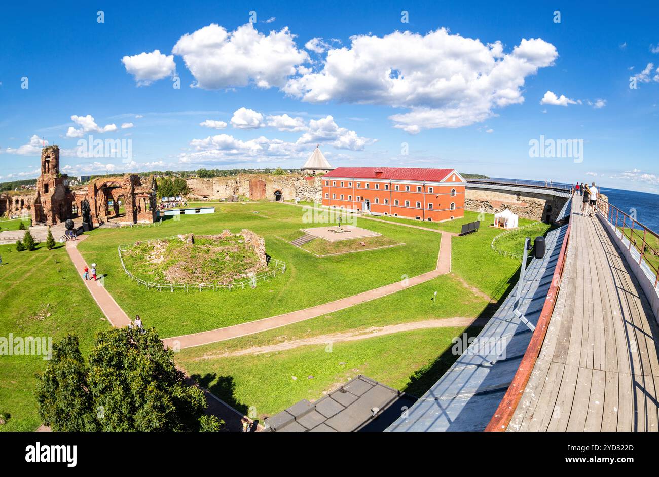Historical medieval Oreshek fortress Stock Photo - Alamy