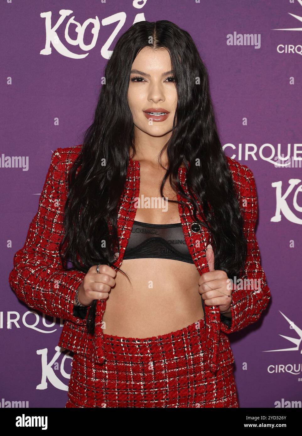 Santa Monica, USA. 24th Oct, 2024. Ryelee Lebowitz arrives at The Cirque du Soleil KOOZA ...