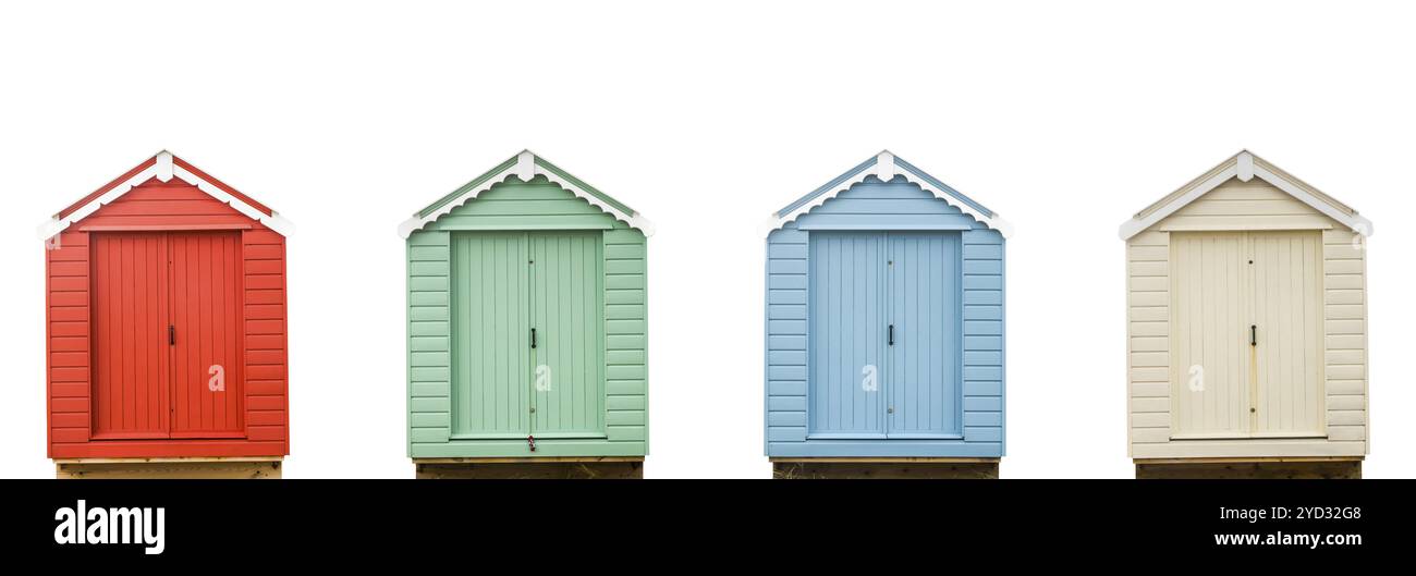 Huts bathing Cut Out Stock Images & Pictures - Alamy