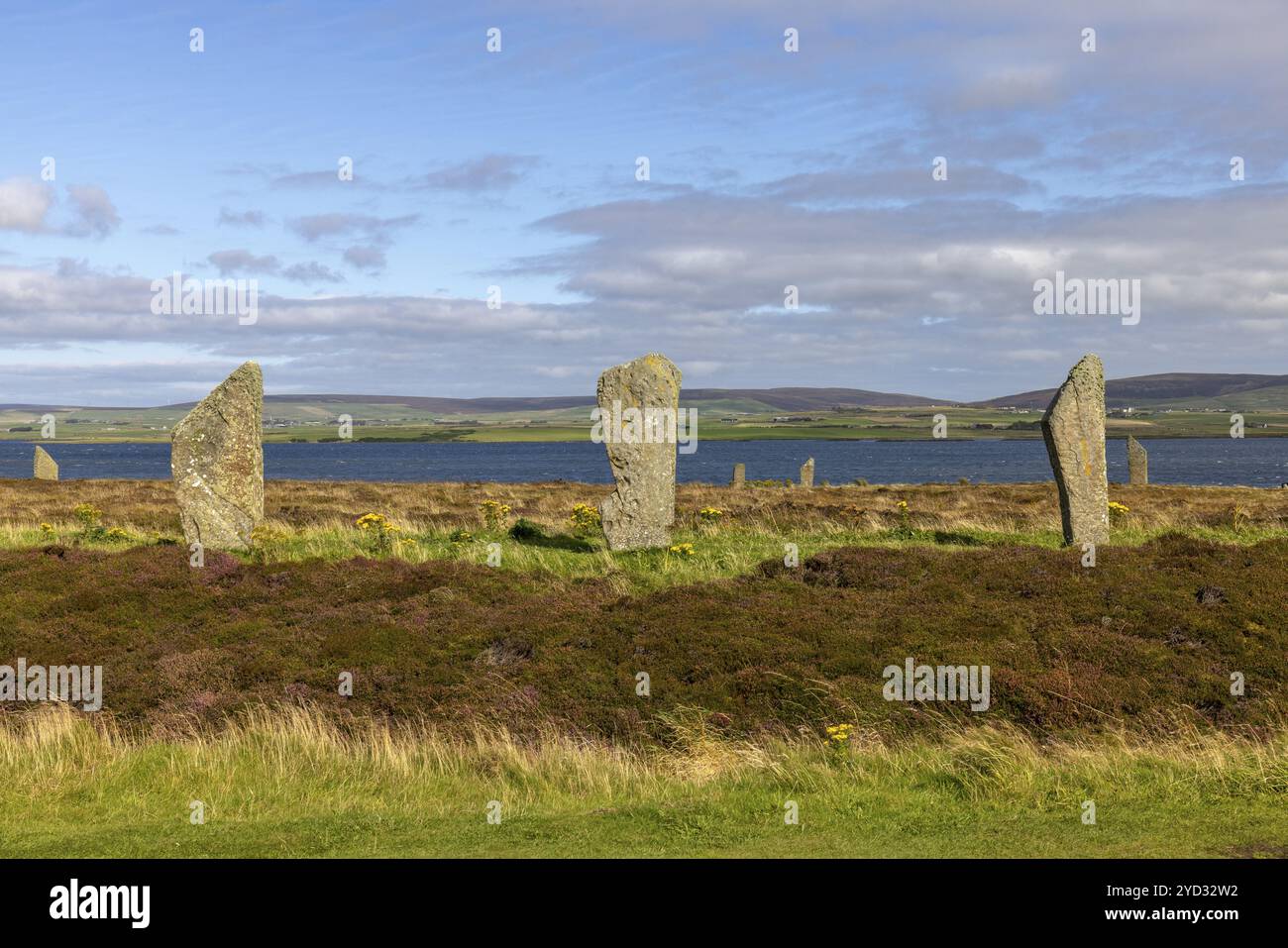 Ring of Brodgar, stone circle and moat, Neolithic monument, UNESCO ...