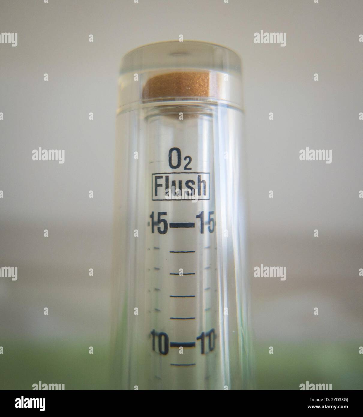 An Oxygen Flush Valve On A Hospital Ventilator During The Coronavirus ...