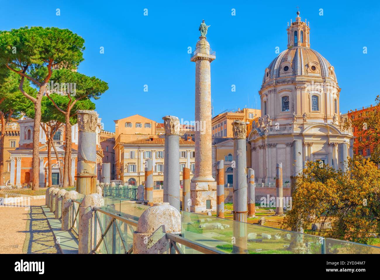 Beautiful landscape of the in Rome- one of the oldest and most ...