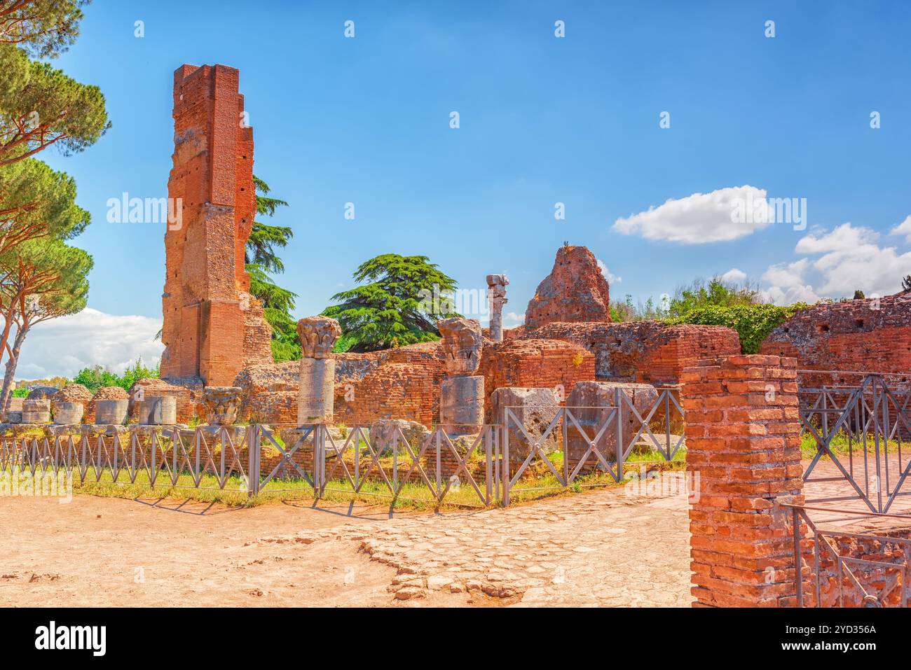 View of Palatine Hill (Collina del Palatino), Archaeological and ...