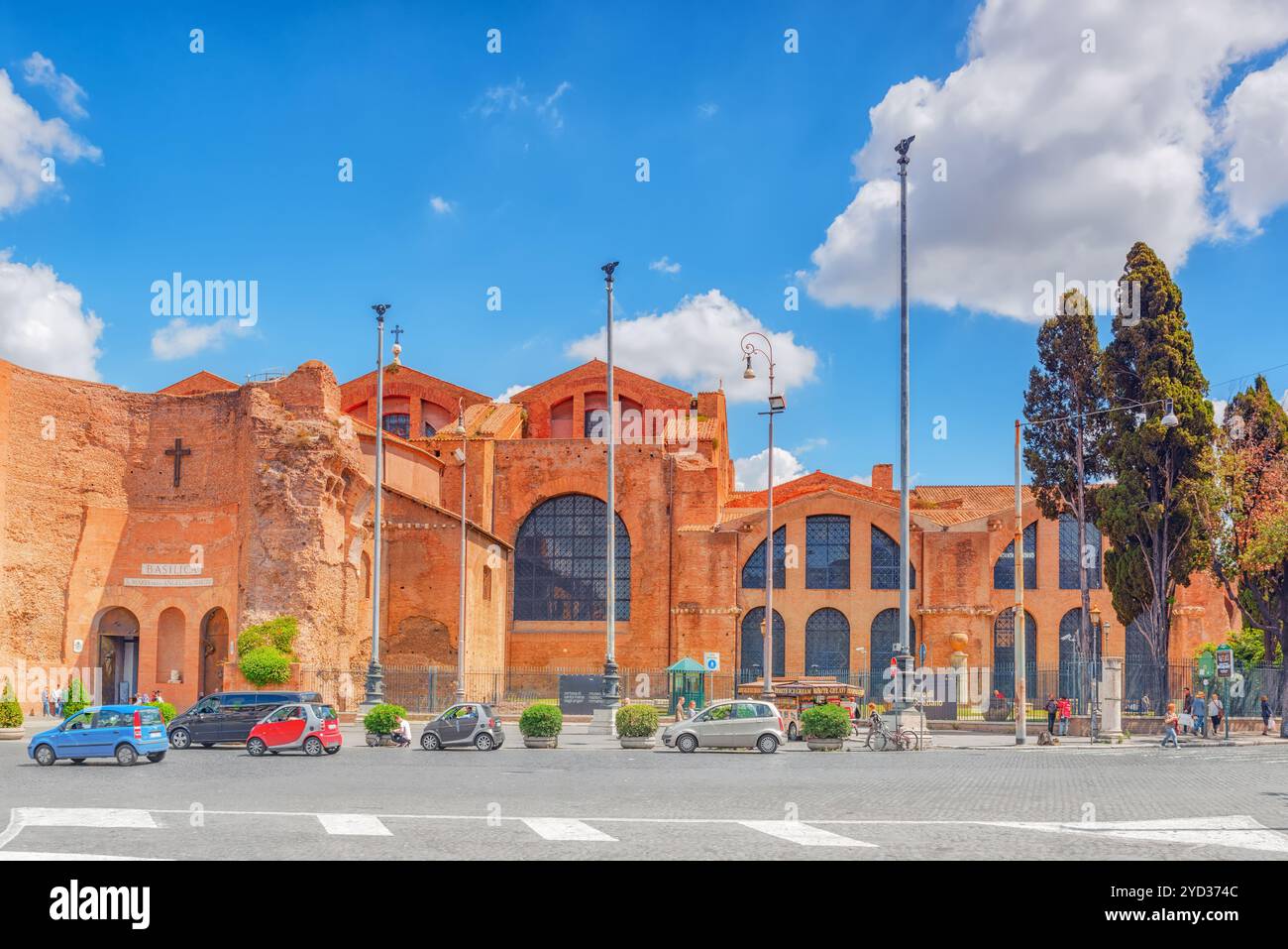 ROME, ITALY - MAY 10, 2017 : Basilica of Santa Maria delia - Angeli - e ...