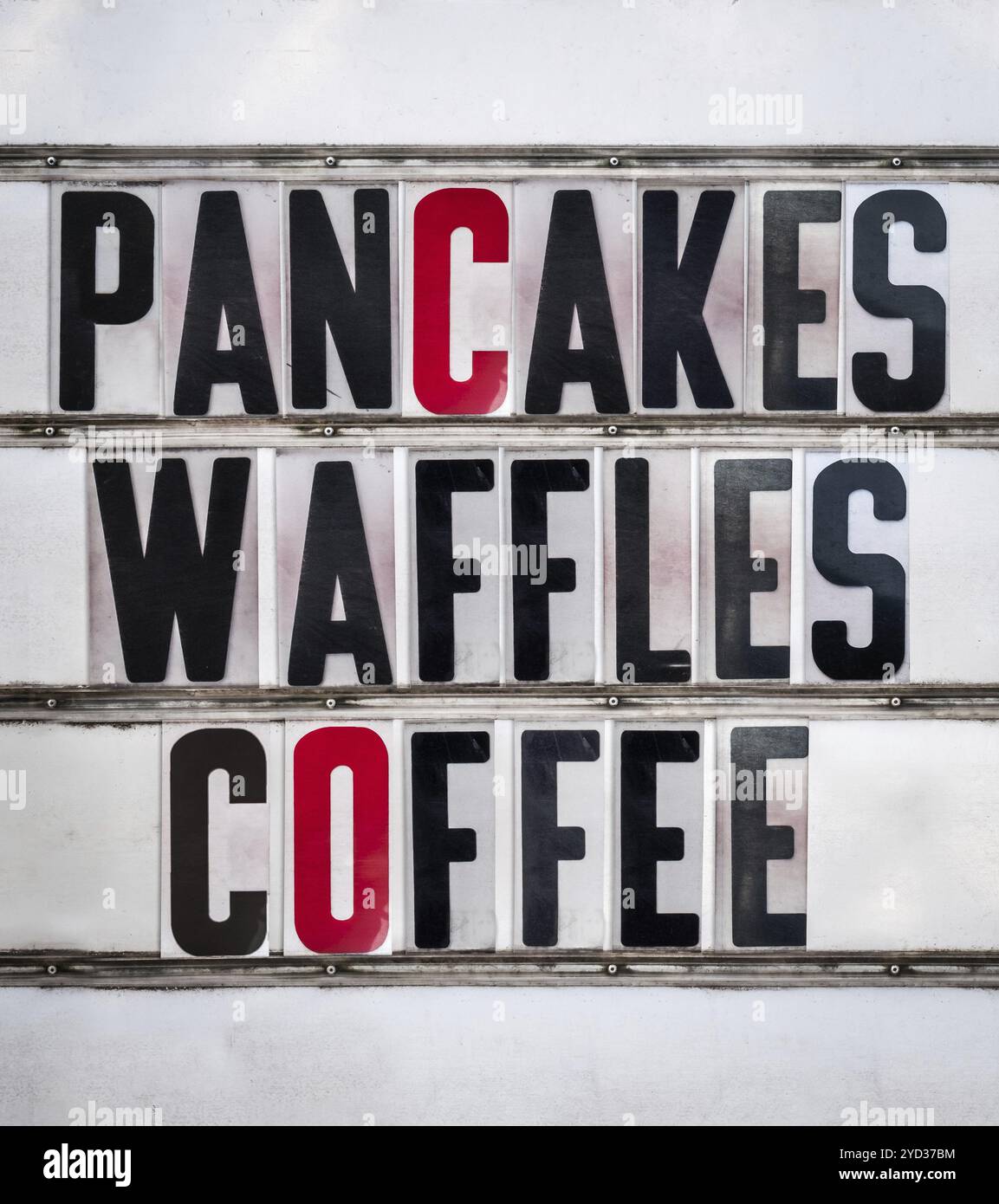A Retro Vintage And Grungy Sign For A Breakfast Cafe Or Diner ...