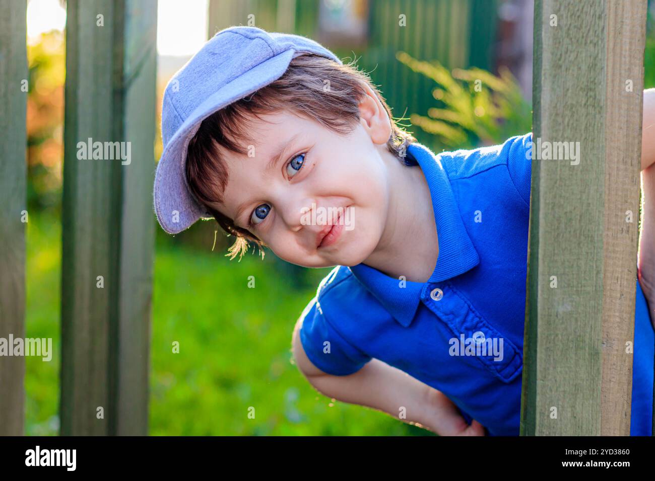 Child from behind looking out at nature hi-res stock photography and ...