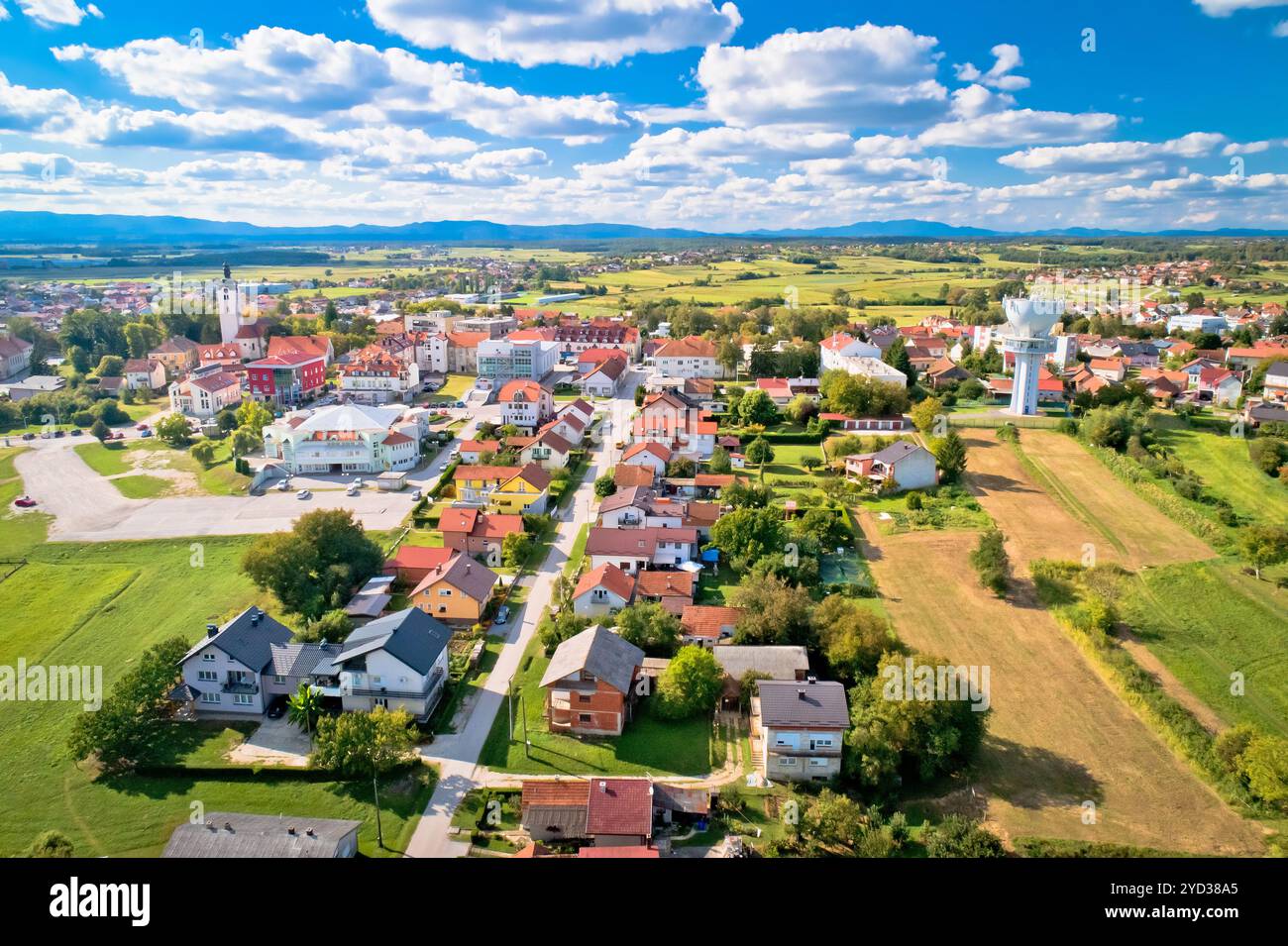 Aerial view tower house hi-res stock photography and images - Alamy