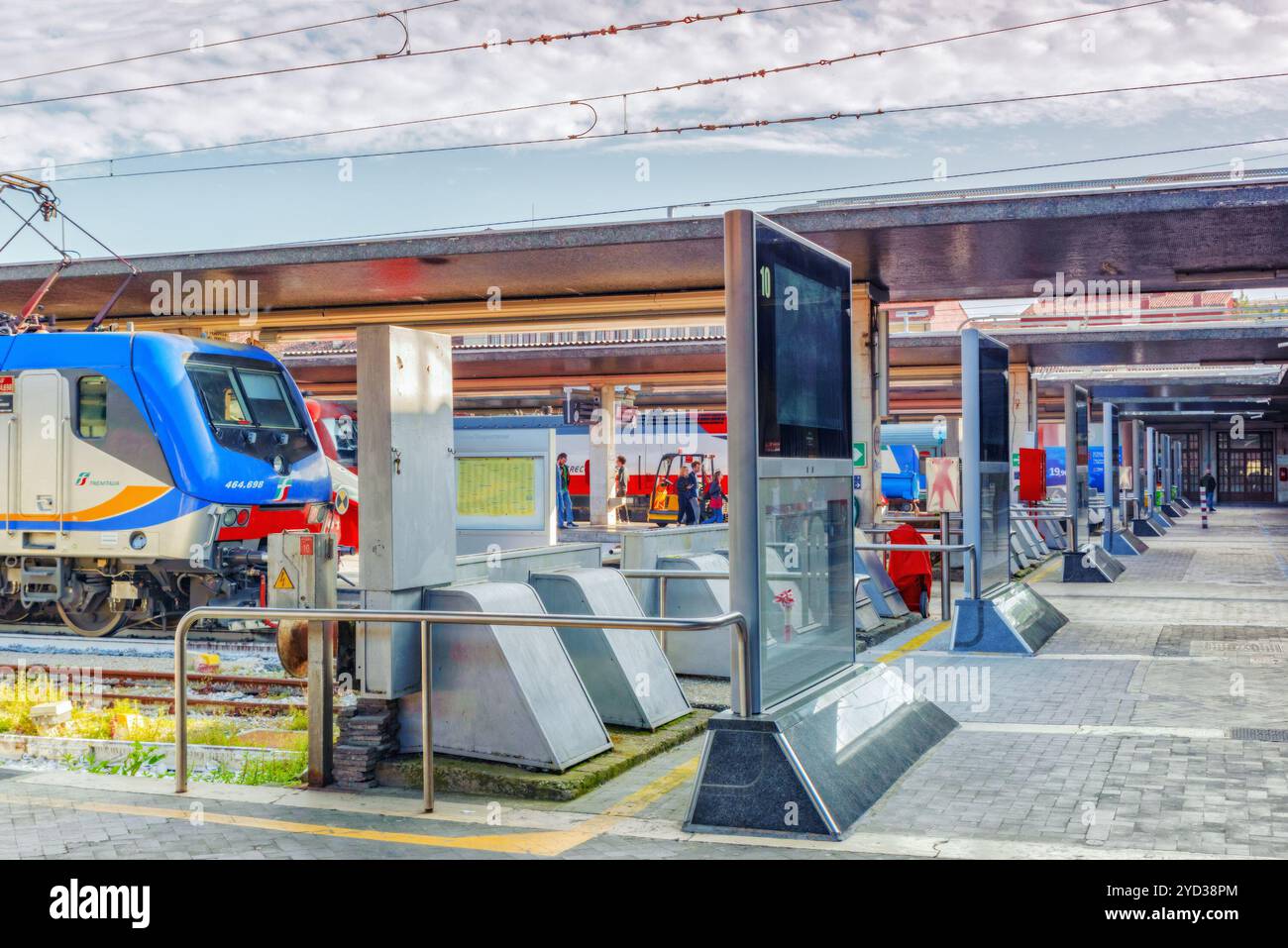 VENICE, ITALY - MAY 13, 2017 : Modern high-speed passenger train stand ...