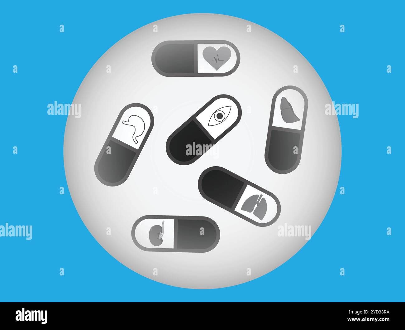 Aspirin human Stock Vector Images - Alamy