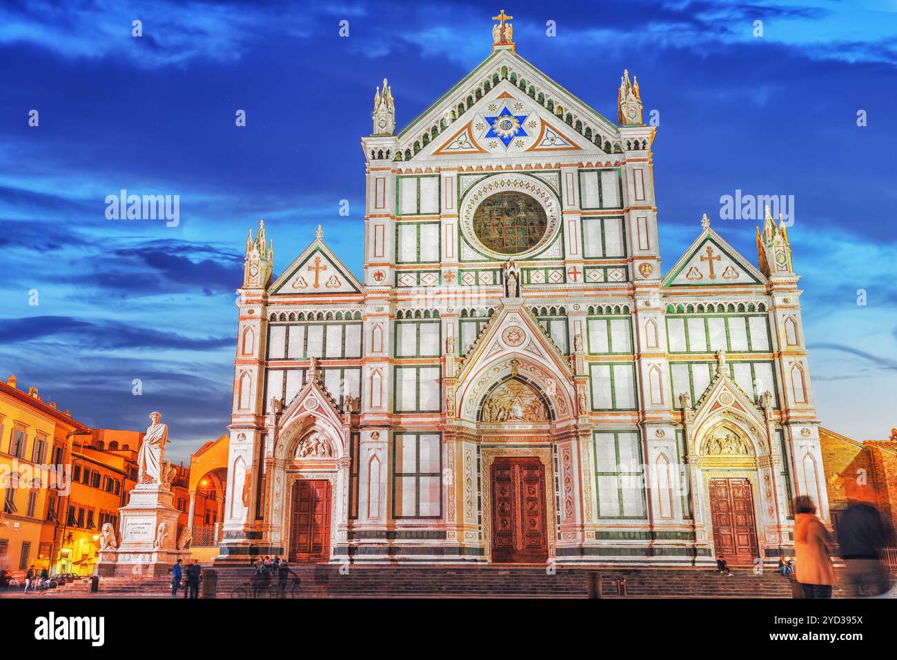 Basilica of Santa Croce (Basilica di Santa Croce di Firenze) on Holy ...