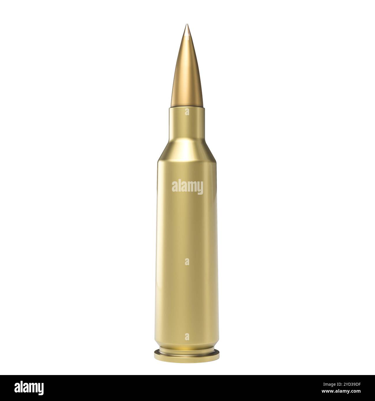 Detailed single bullet isolated transparent background 3d Stock Photo ...