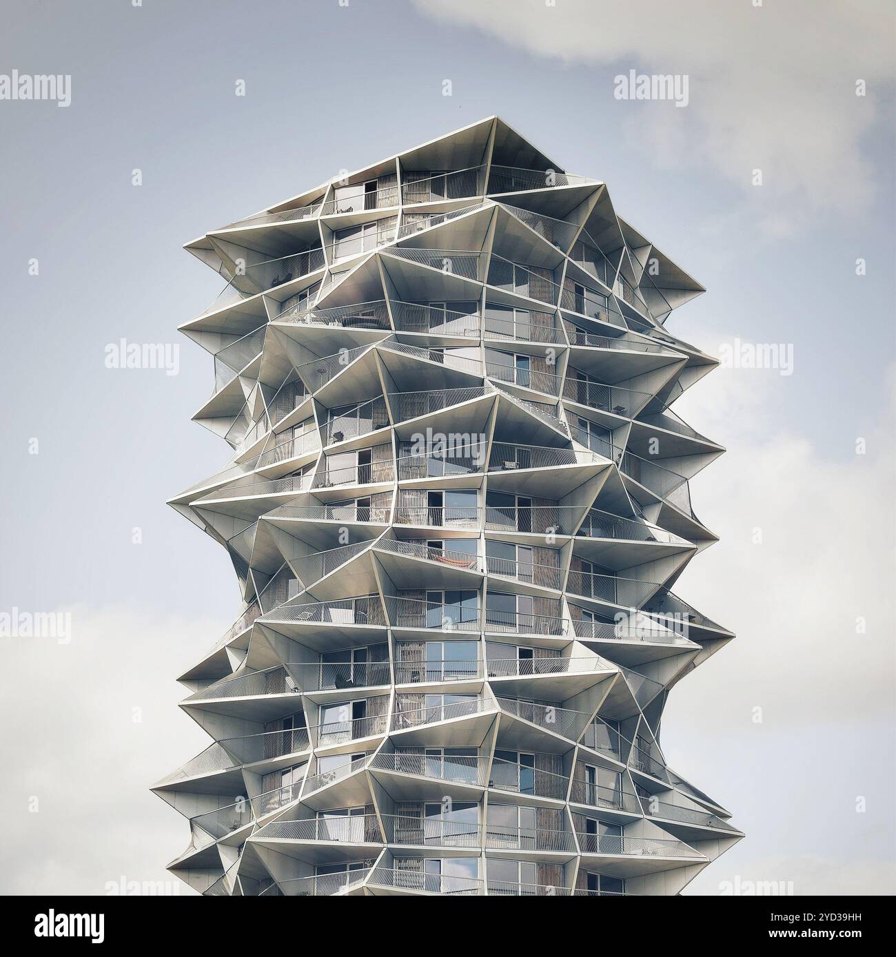 Cactus Tower - futuristic architecture in Copenhagen Stock Photo - Alamy