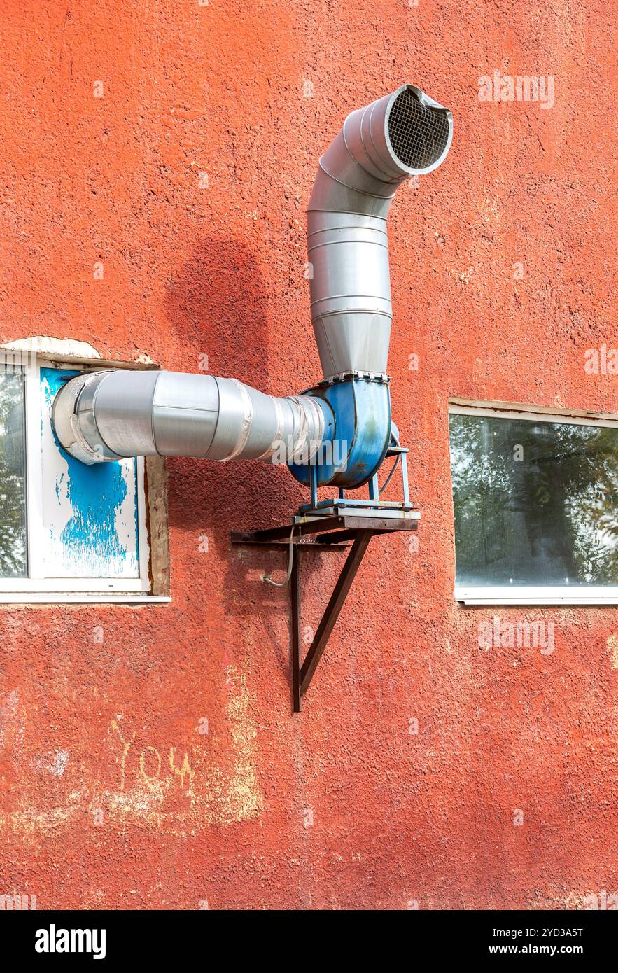 Air vent duct of air conditioning and ventilation system Stock Photo ...