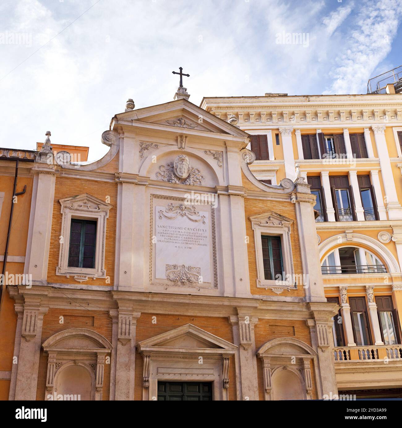 Great church in center of Rome - "Eternal City", Rome. Italy Stock Photo - Alamy