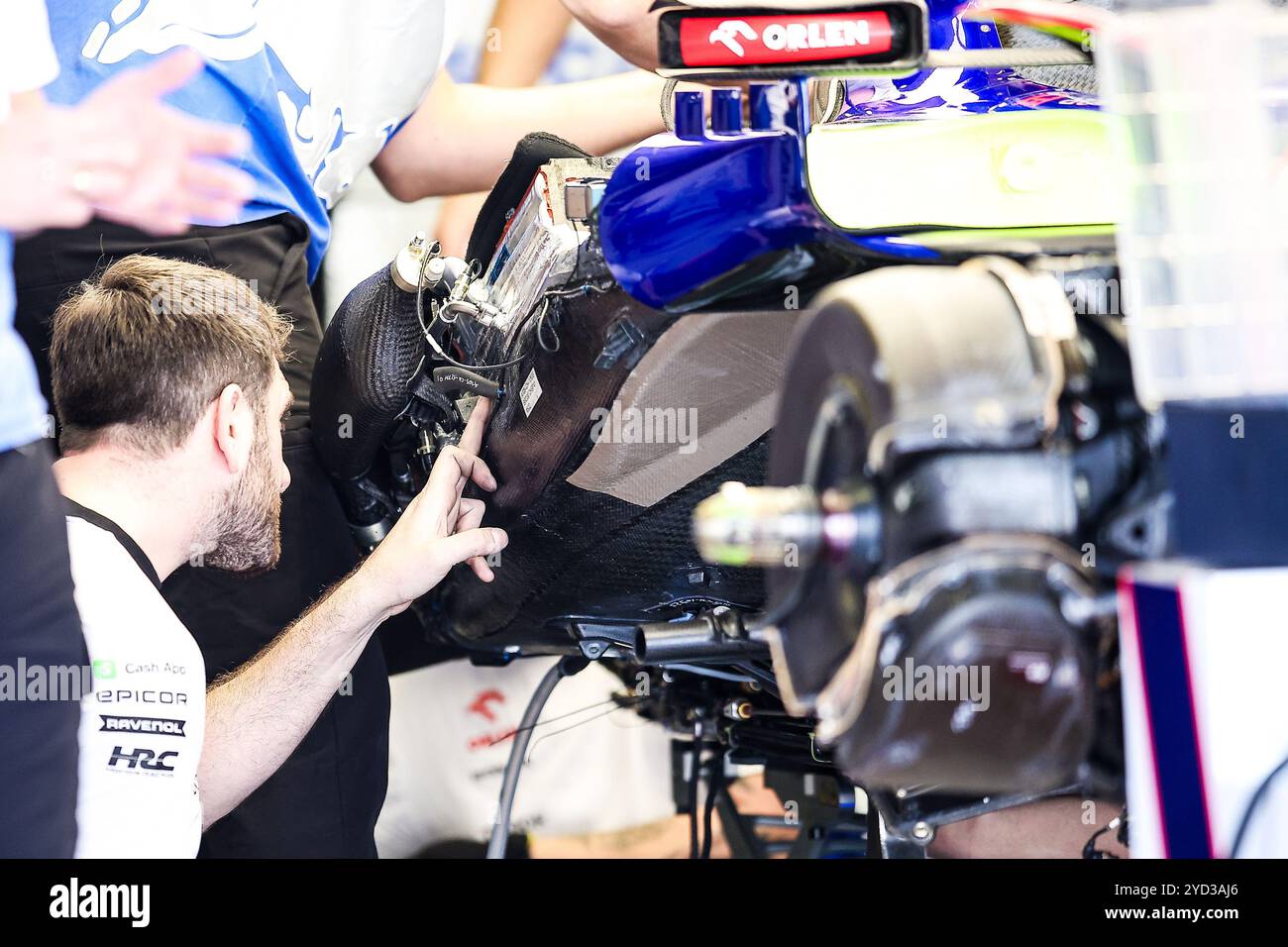 Visa Cash App RB F1 Team VCARB 01, mechanical detail radiator during ...