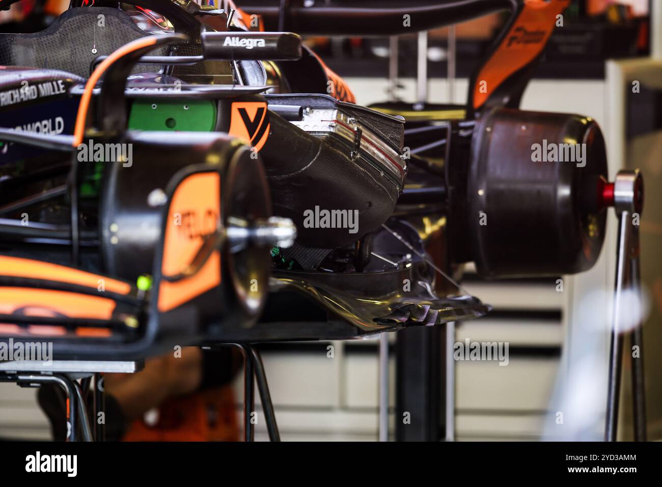 McLaren F1 Team MCL38, mechanical detail floor edge during the Formula ...