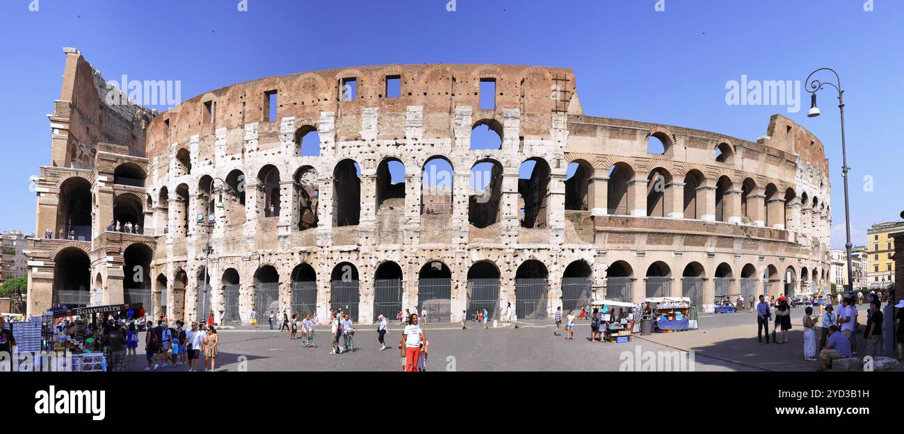 The Colosseum, the world famous landmark in Rome, Italy Stock Photo - Alamy