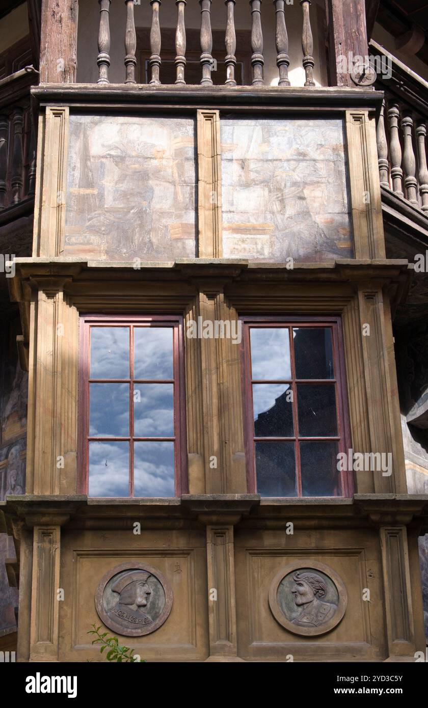 Pfister House in Colmar fairytale village Stock Photo - Alamy