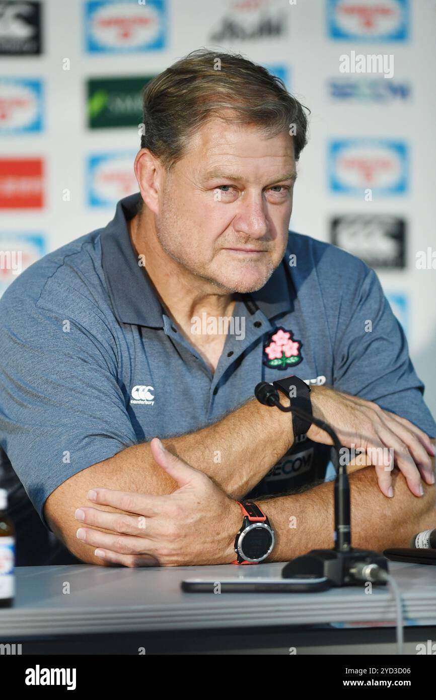 Neal Hatley (JPN), OCTOBER 25, 2024 - Rugby : The Japan team's press ...