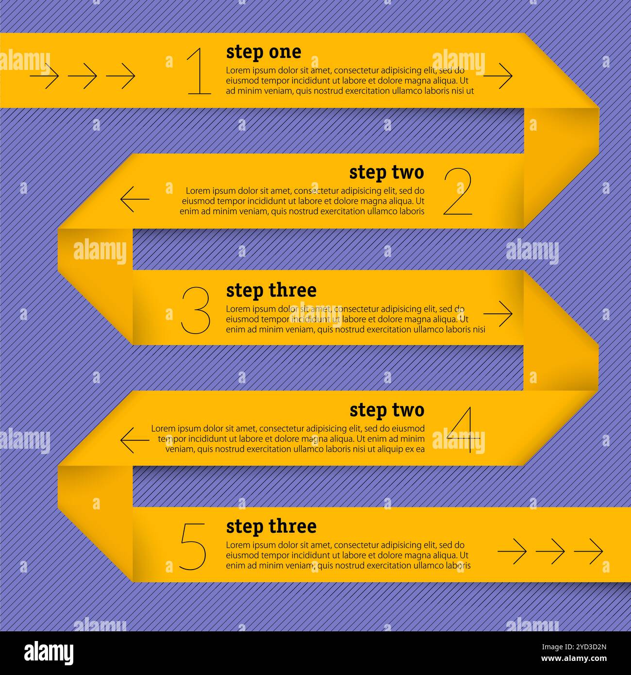Process infographic step by step template Stock Vector Image & Art - Alamy