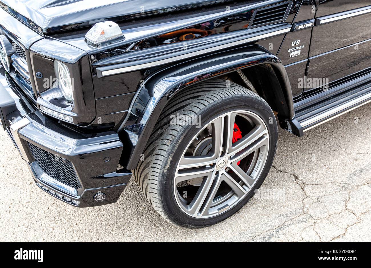 Luxury 4x4 vehicle Mercedes-Benz Brabus edition Stock Photo - Alamy