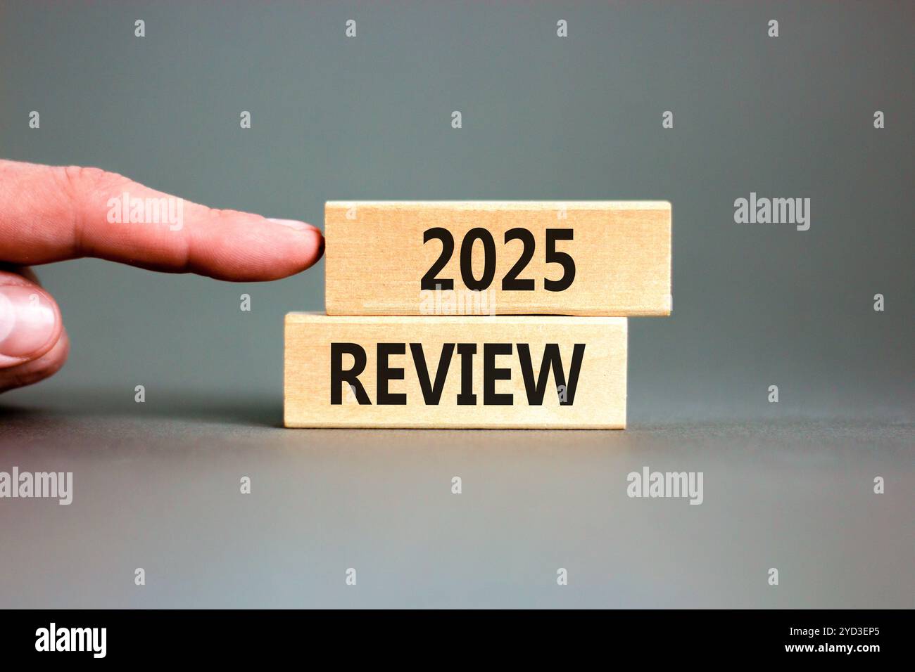 Planning 2025 review new year symbol. Concept words 2025 Review on ...
