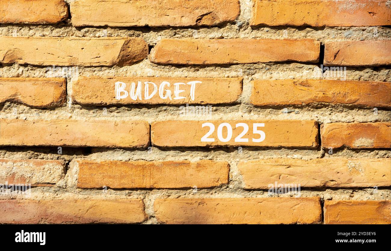 Planning budget 2025 new year symbol. Concept words Budget 2025 on ...