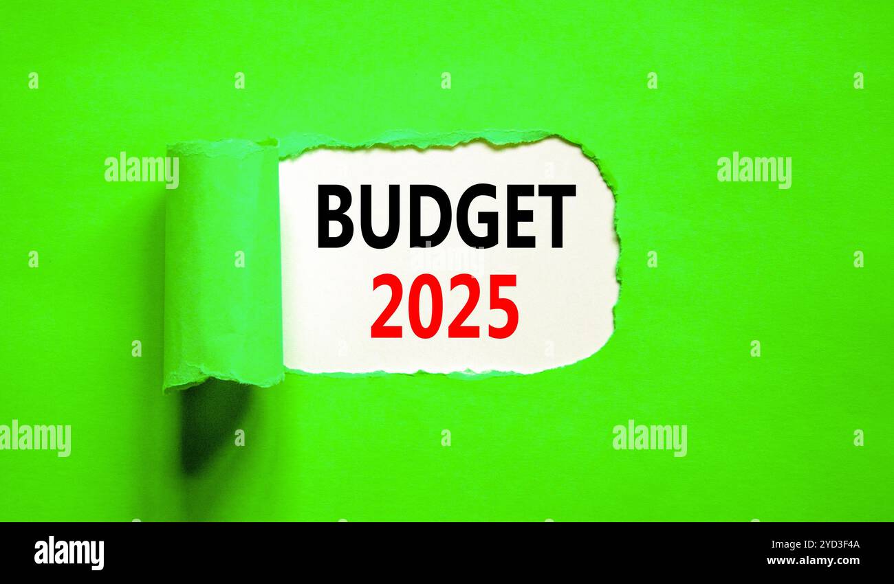 Planning budget 2025 new year symbol. Concept words Budget 2025 on ...